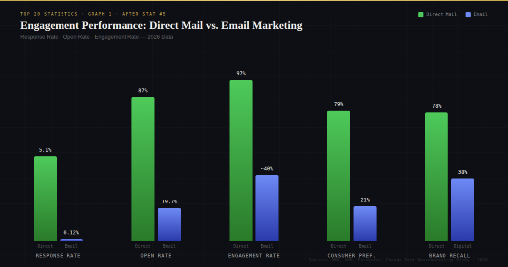 TOP 20 EMAIL MARKETING STATISTICS VS DIRECT MAIL SHOCKERS 2026