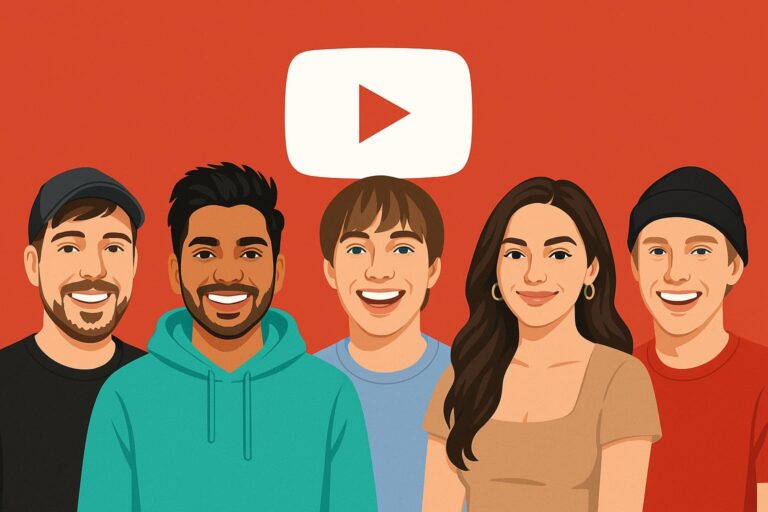 25 MOST FOLLOWED INFLUENCERS ON YOUTUBE IN 2026 WHO ARE DOMINATING THE ...