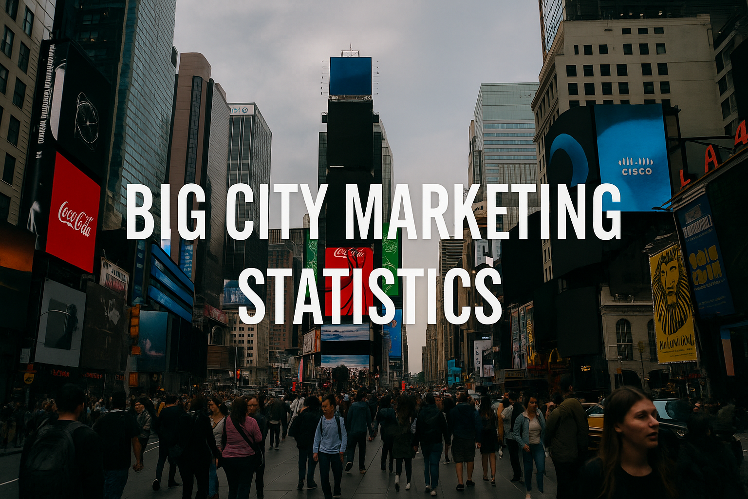 TOP 20 BIG CITY MARKETING STATISTICS 2025 | Amra And Elma LLC