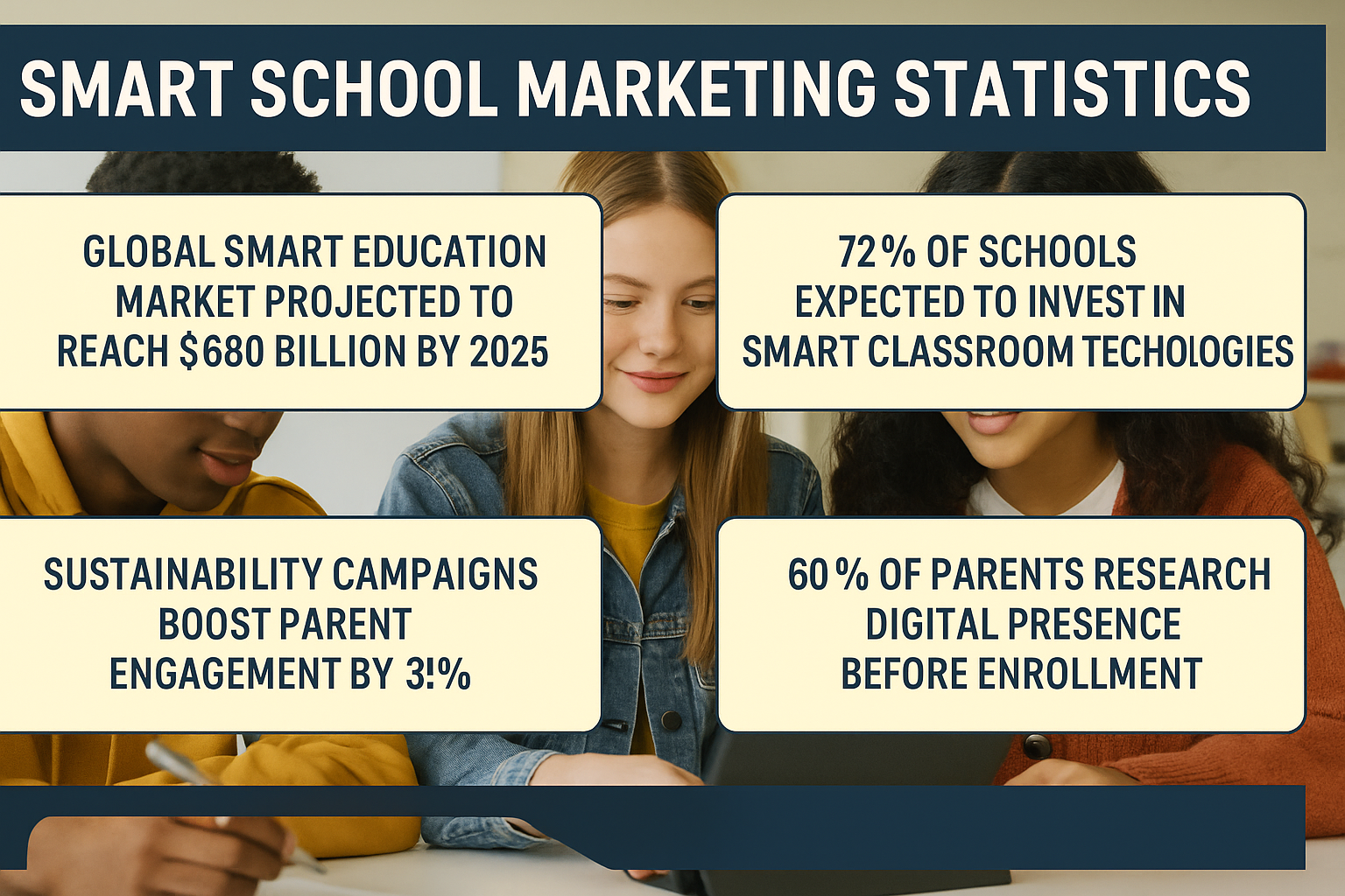 TOP 20 SMART SCHOOL MARKETING STATISTICS 2025 | Amra And Elma LLC
