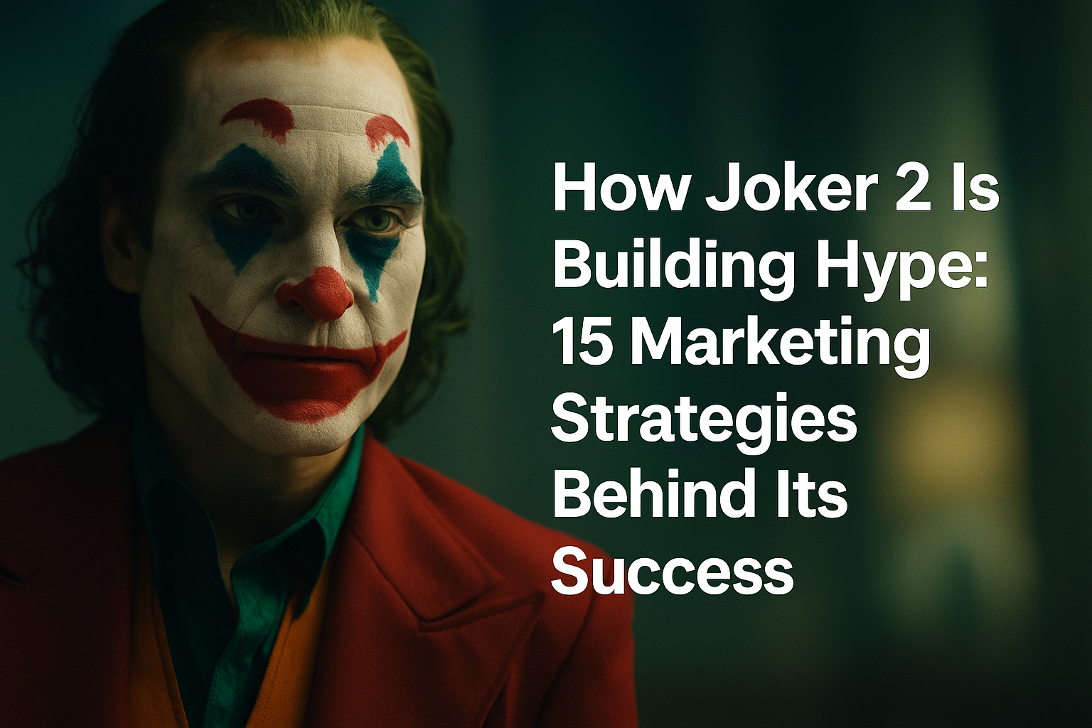 How Joker 2 Is Building Hype: 15 Marketing Strategies Behind Its ...
