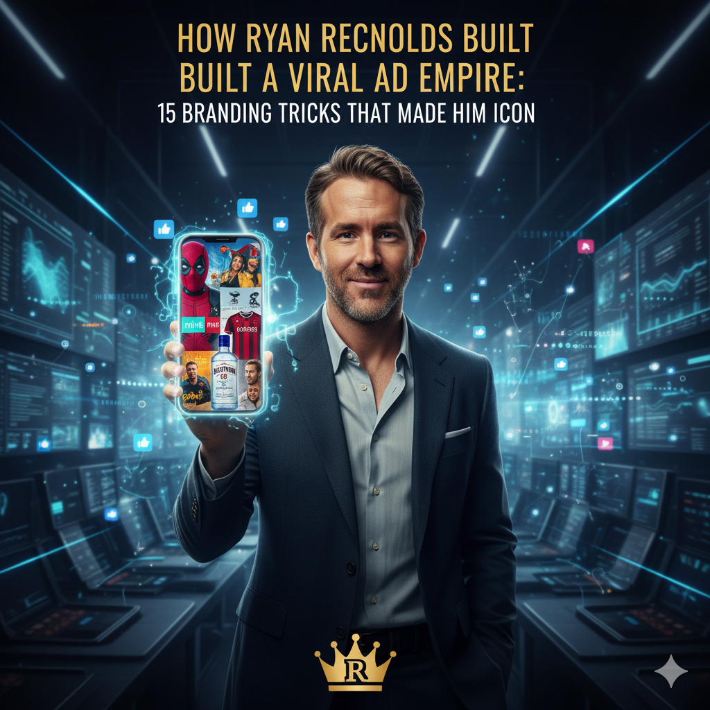 How Ryan Reynolds Built A Viral Ad Empire: 15 Branding Tricks That Made ...