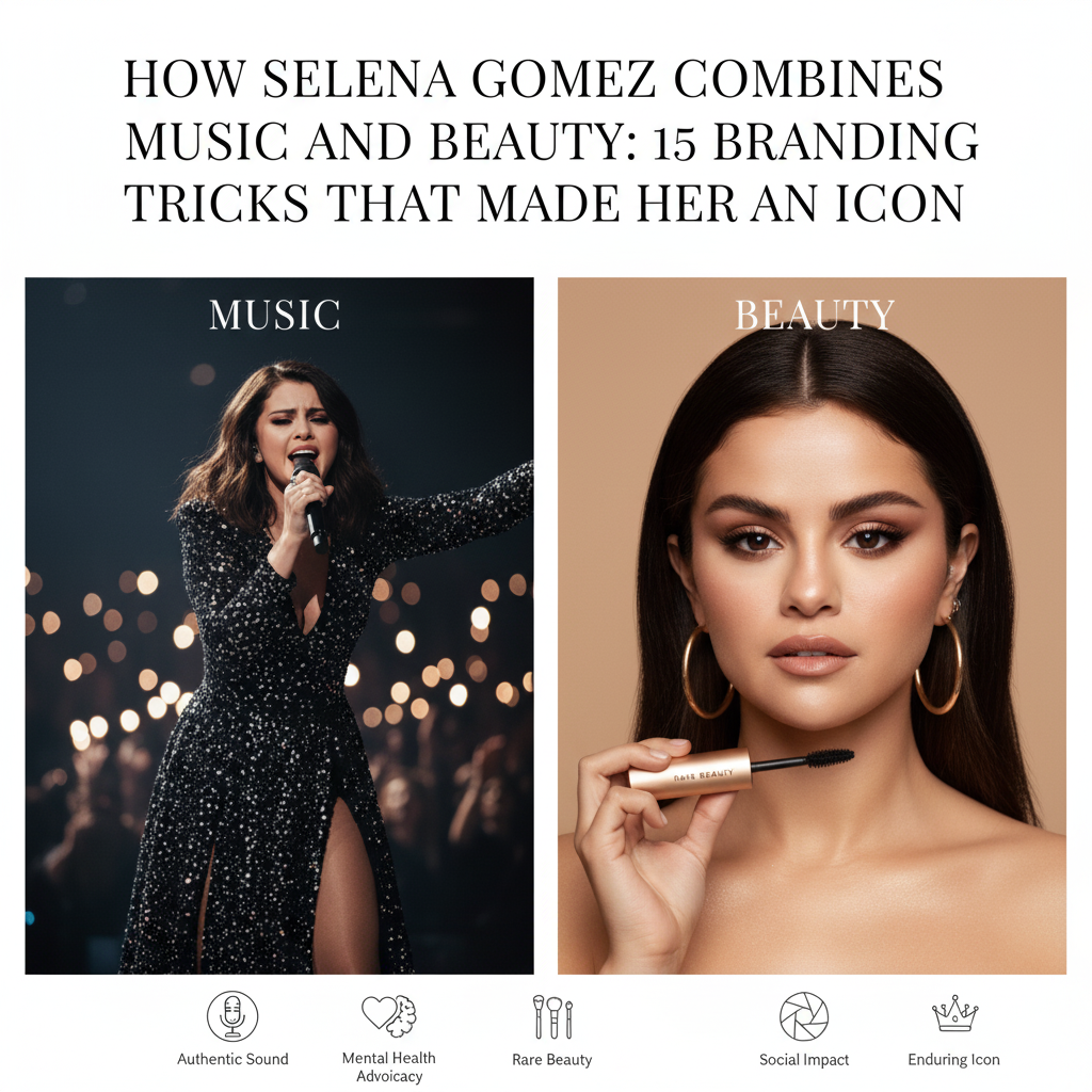 How Selena Gomez Combines Music And Beauty: 15 Branding Tricks That ...