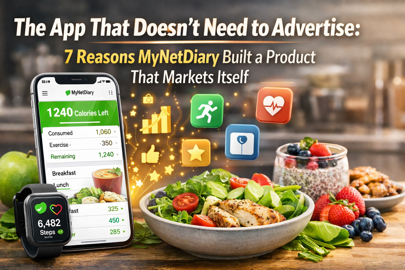 The App That Doesn't Need To Advertise: 7 Reasons MyNetDiary Built A ...